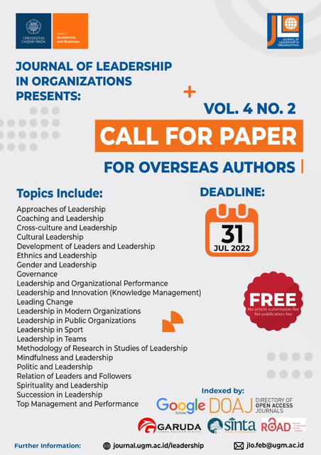 Journal of Leadership in Organizations